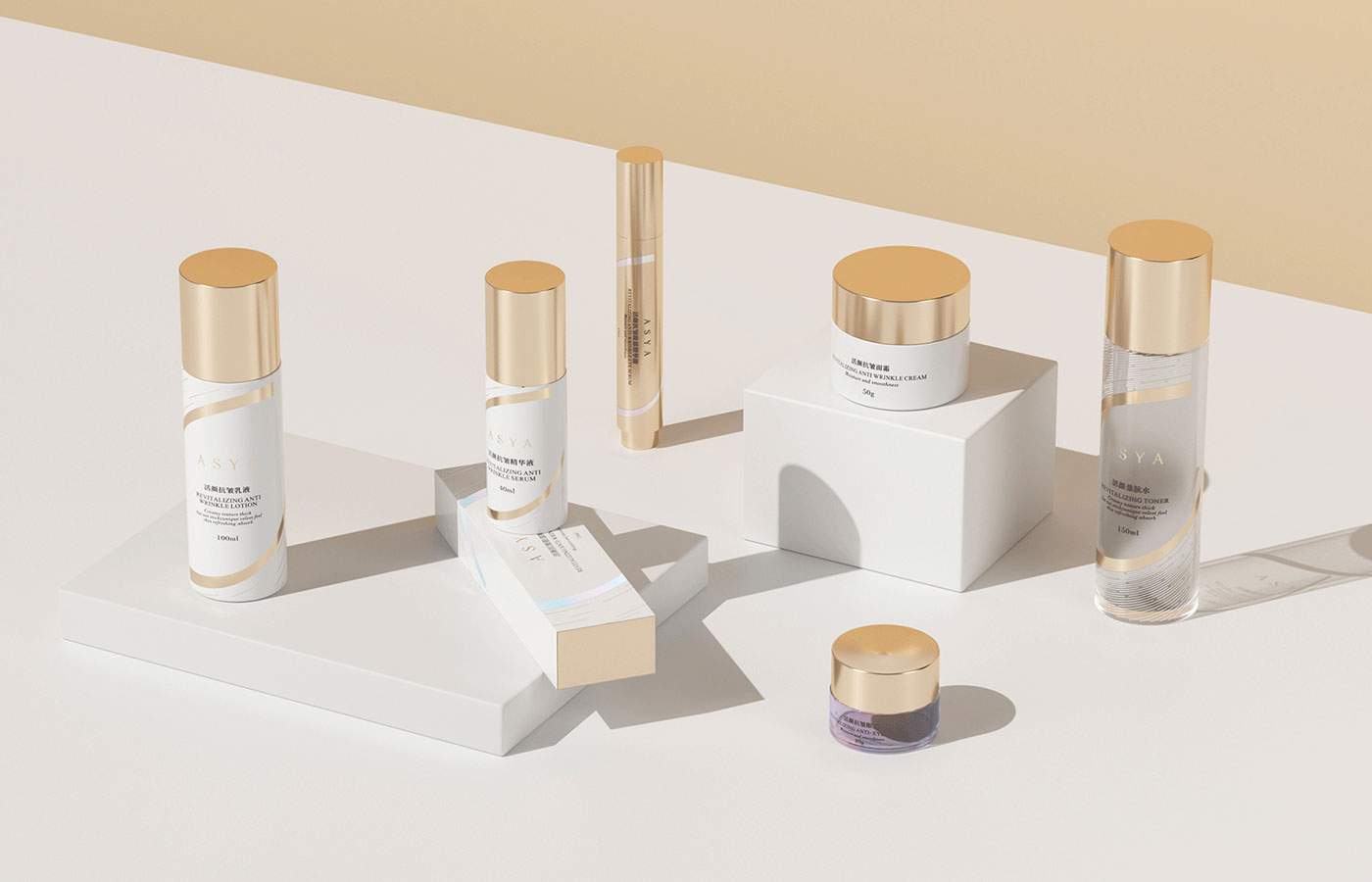ASYA丨爱莎贝儿-GEWU格物美妆品牌设计